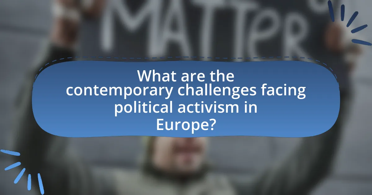 The Evolution Of Political Activism In Post-War Europe ...